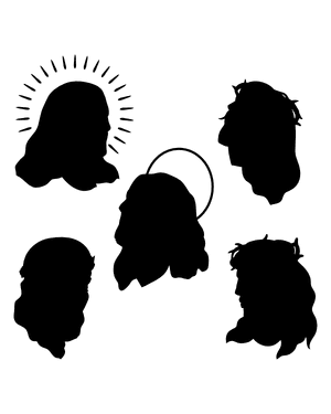 Jesus And Children Silhouette Clip Art